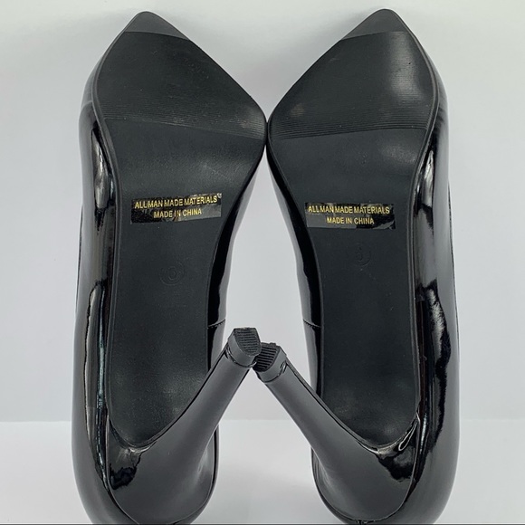 Lasonia | Shoes | Lasonia Black Patent Heels | Poshmark